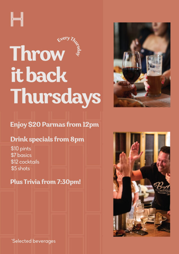 Parma Day & Trivia Night - The Hawthorn Hotel